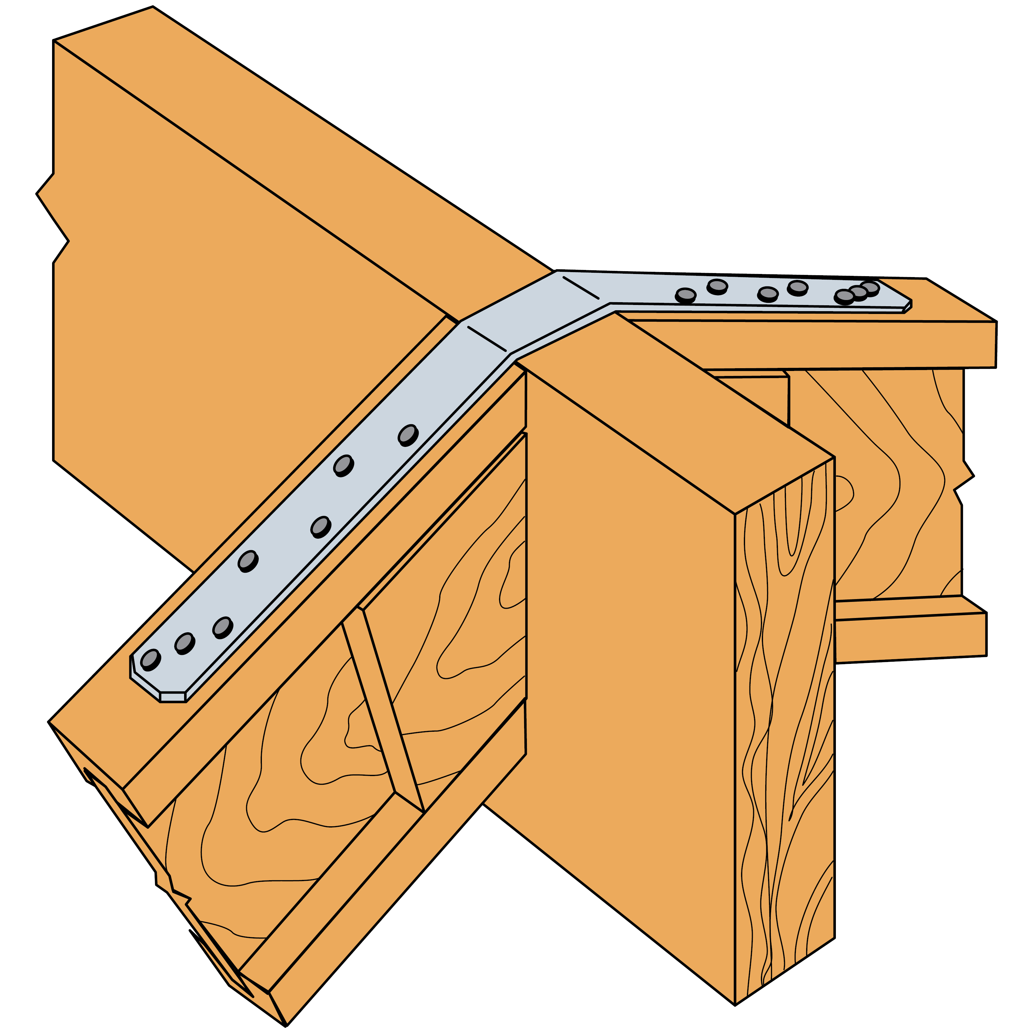 Fitas de cintagem pré-cortadas - LSTA | Simpson Strong-Tie