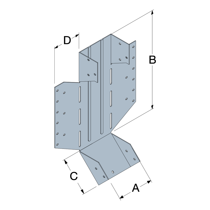 Estribo de inclinação e ângulo reguláveis - LSSU | Simpson Strong-Tie